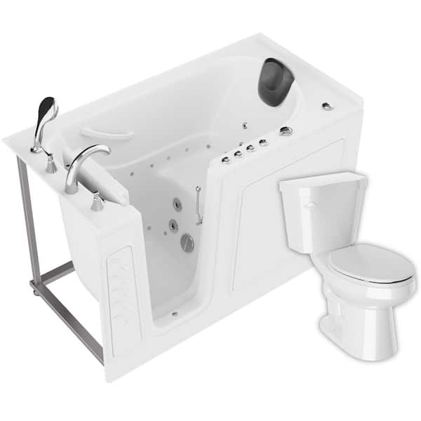 Universal Tubs Universal 59 in. x 30 in. Left Drain Combination Jetted ...