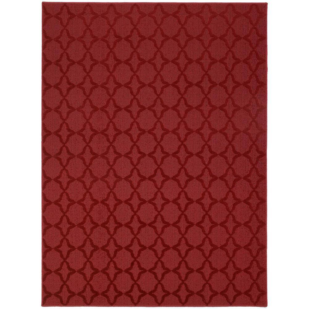 Garland Rug Sparta 12 Ft. x 12 Ft. Area Rug Chili Pepper Red ...