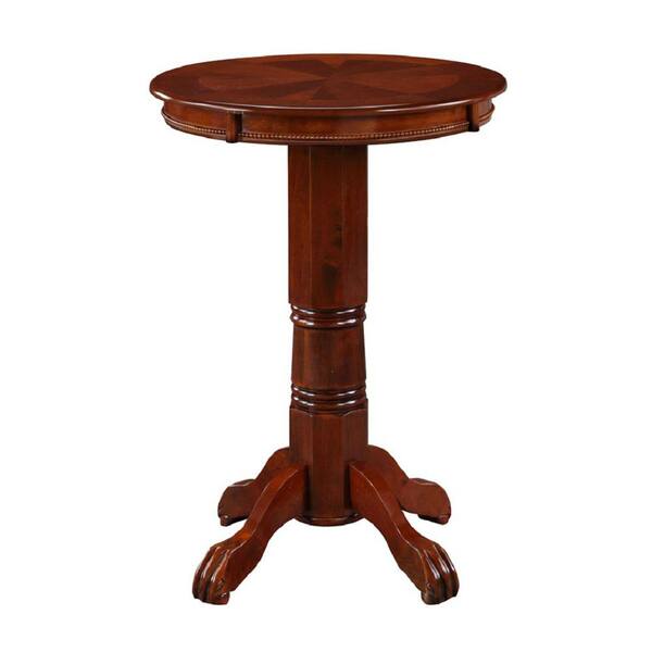 Boraam Florence Cherry Pub/Bar Table 71242 - The Home Depot