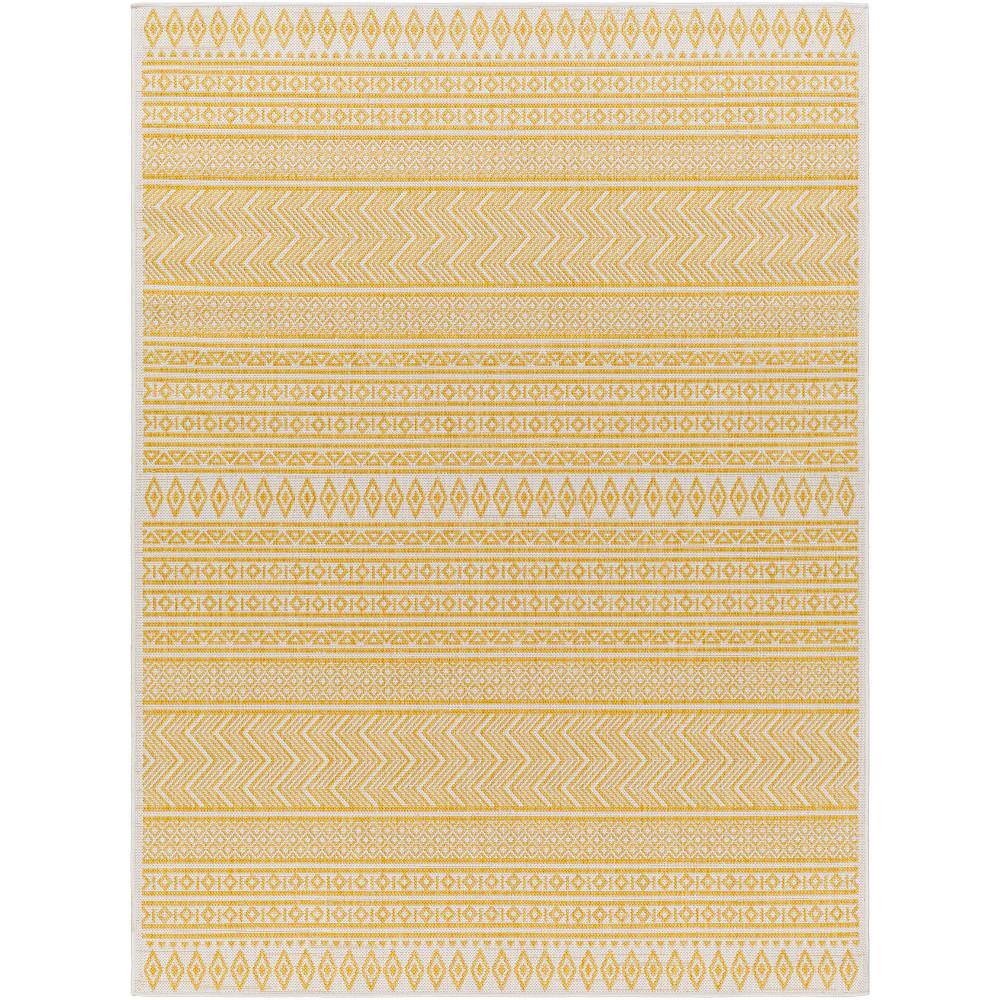 Artistic Weavers Merrigan Yellow 8 ft. x 10 ft. Moroccan Indoor/Outdoor ...