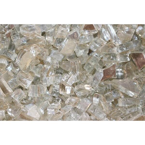 AZ Patio Heaters 20 lbs. Reflective Fire Glass in Crystal RFGLASS-2-CRYS - The Home Depot