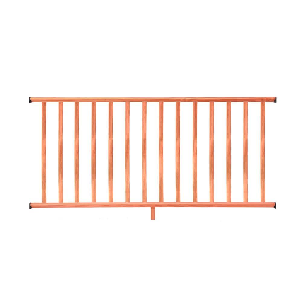 Reviews for ProWood 6 ft. Redwood-Tone Southern Yellow Pine Routed Rail ...