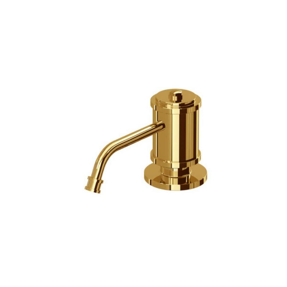 ROHL Armstrong Soap Dispenser in Unlacquered Brass U.6595ULB - The Home ...