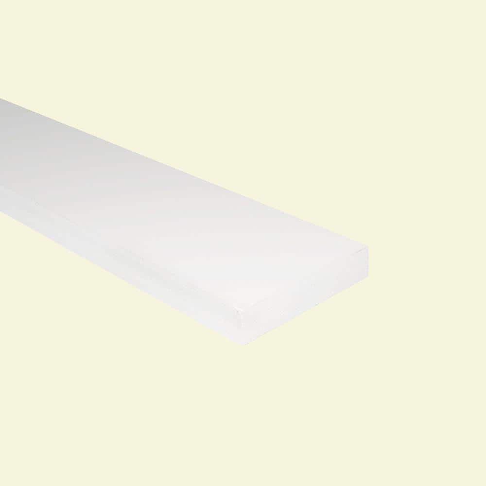 AZEK Trim 3/4 in. x 3-1/2 in. x 8 ft. S2STrim PVC Board 677038 - The ...