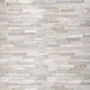 MSI Gray Oak Ledger Panel 6 in. x 24 in. Splitface Marble Wall Tile (6 ...