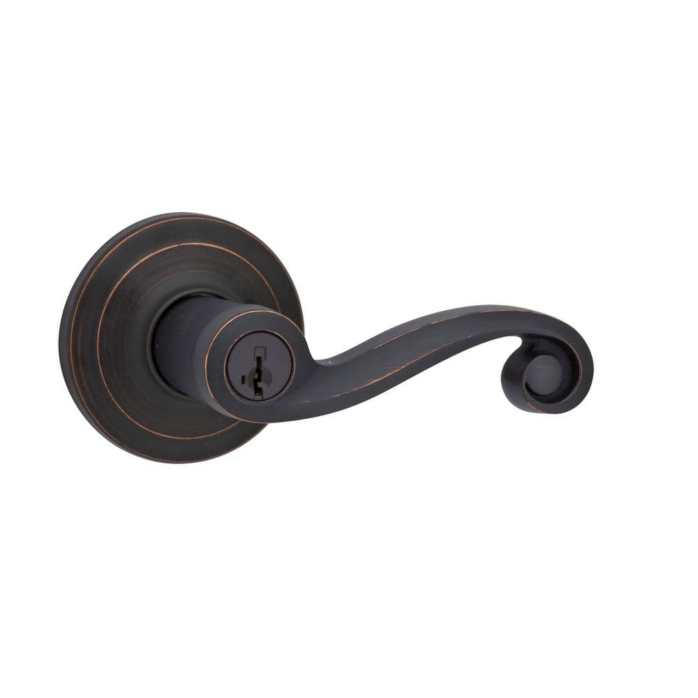 Reviews for Kwikset Lido Venetian Bronze Exterior Entry Door Handle ...