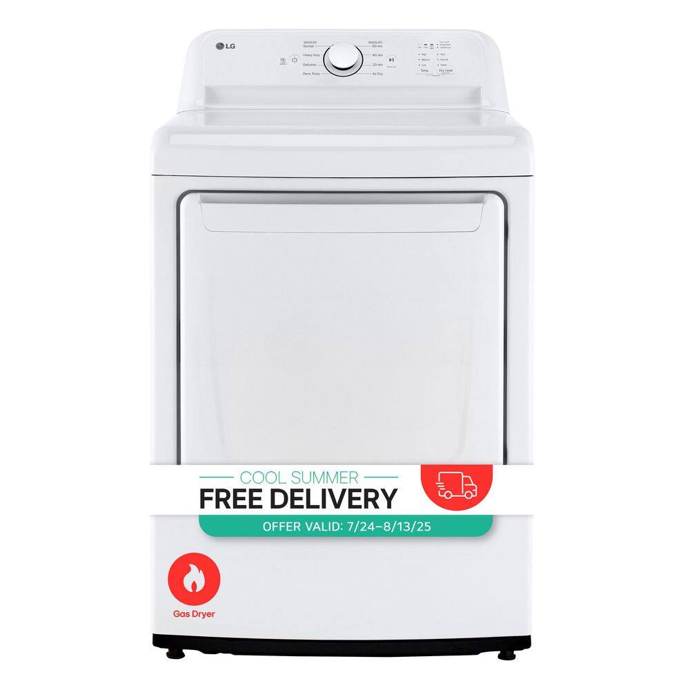 Reviews for LG 7.3 Cu.Ft. Vented Gas Dryer in White with Sensor Dry ...