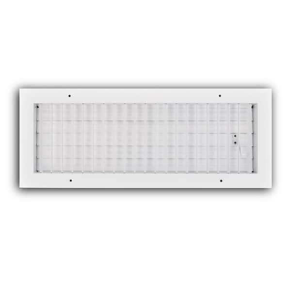Everbilt 18 in. x 6 in. 1-Way Aluminum Adjustable Wall/Ceiling Register ...