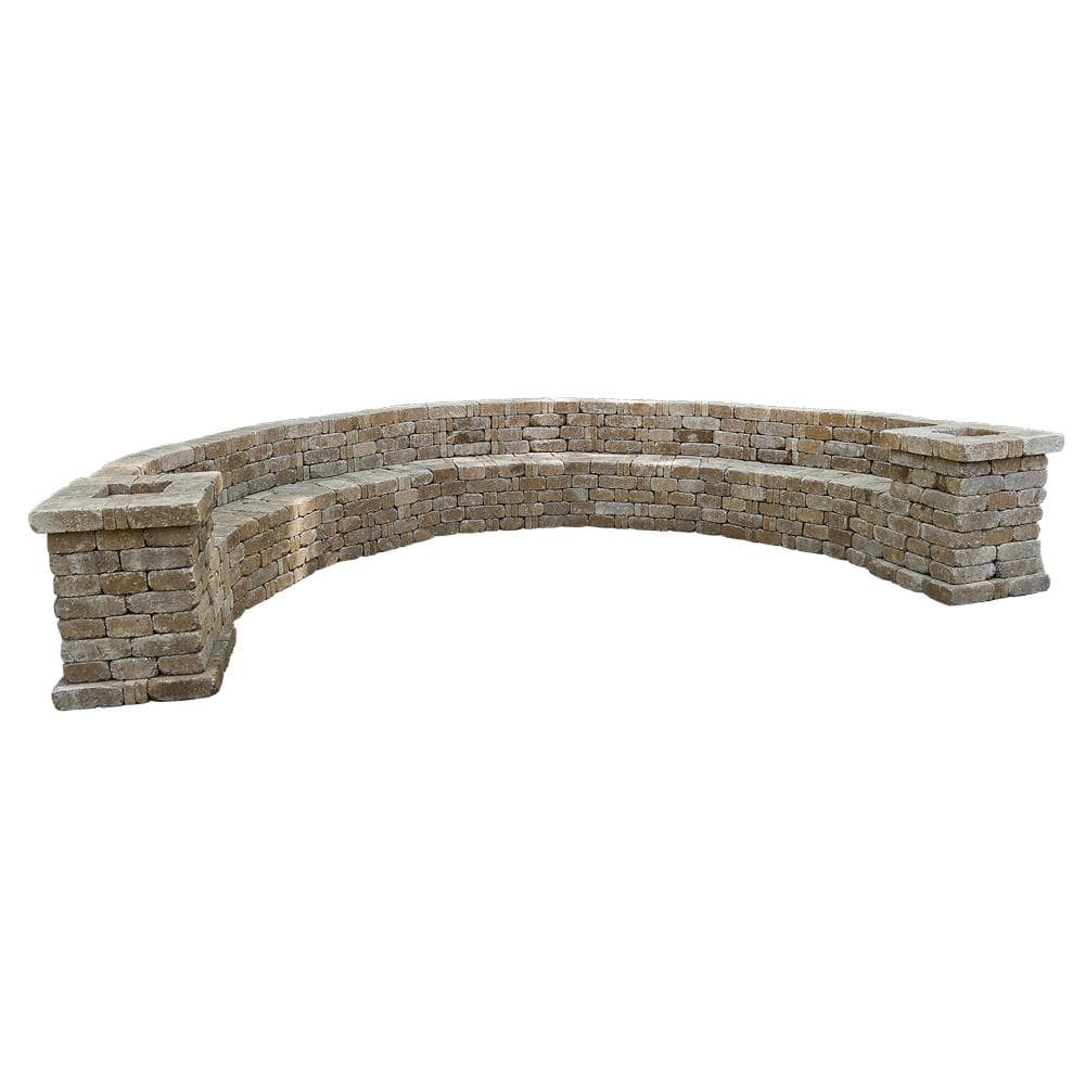 Pavestone Rumblestone 174.5 in. W x 31.5 in. H x 105.75 in. L Large ...