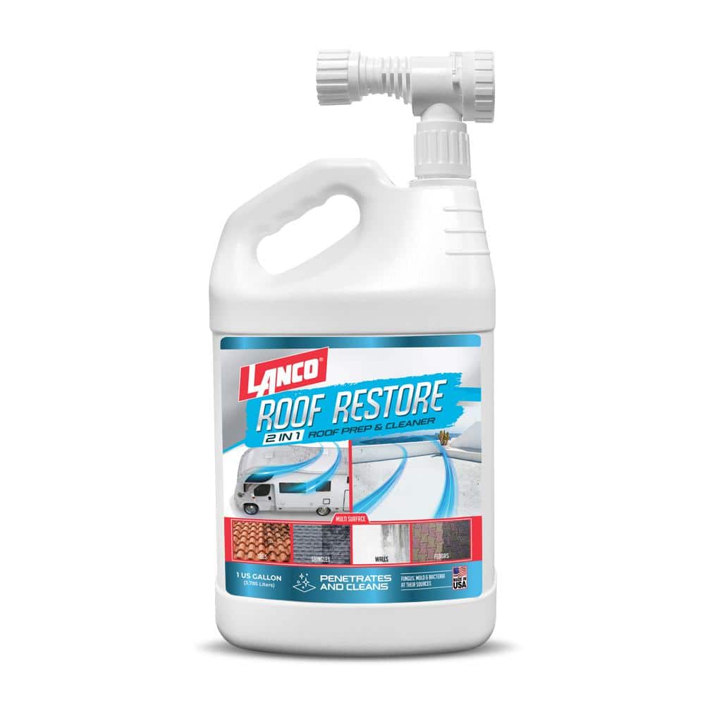 Lanco Roof Restore 1 Gal. 2-in-1 Roof Prep and Multi-Surface Cleaner ...