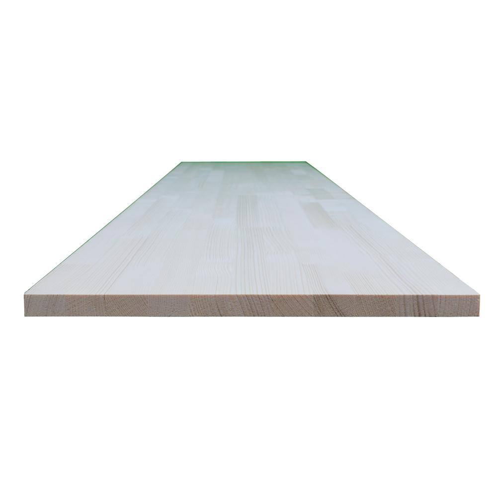 3/4 in. x 12 in. x 8 ft. Natural Wood White Spruce Common Softwood ...