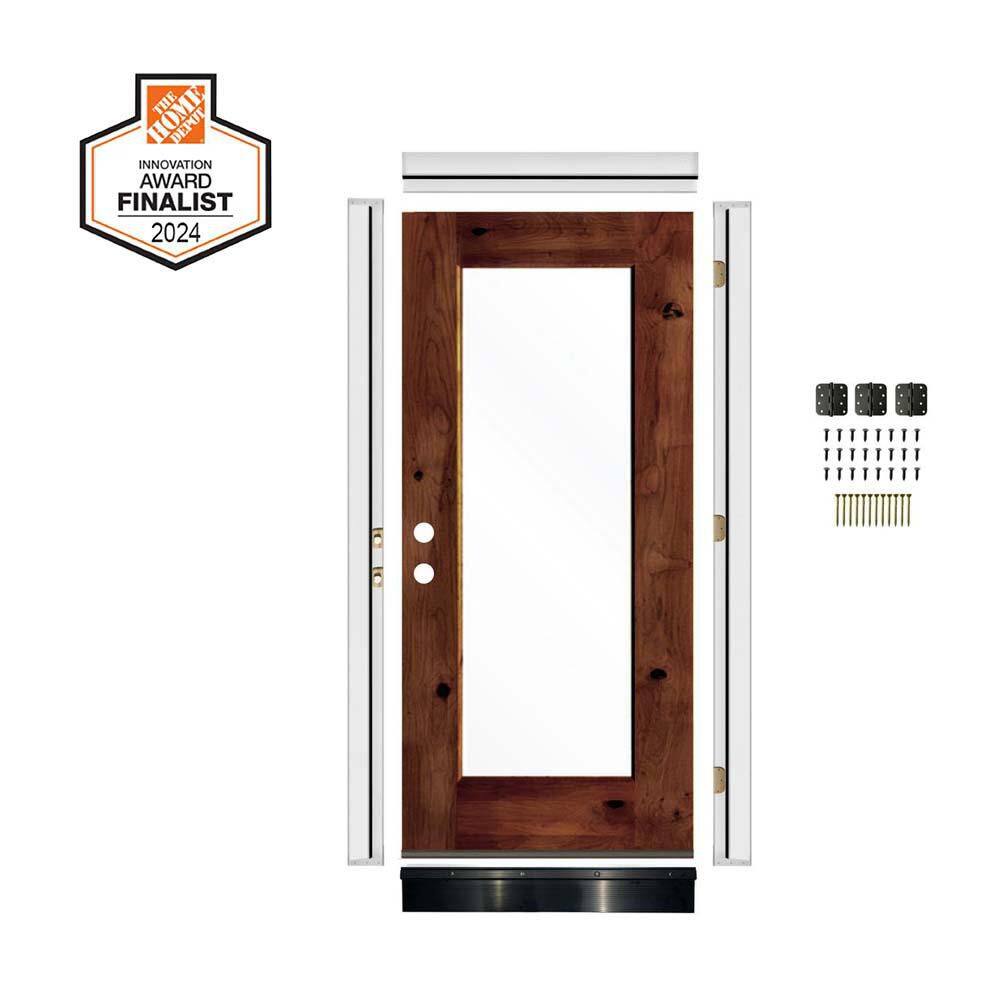 Krosswood Doors DIY RTA KIT 36in.x80in.Prairie Hemlock Left-Hand ...