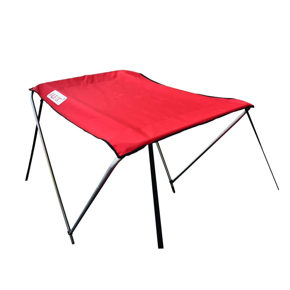 ALEKO Summer Canopy Tent for Inflatable Boats 12.5 ft. long-Red ...