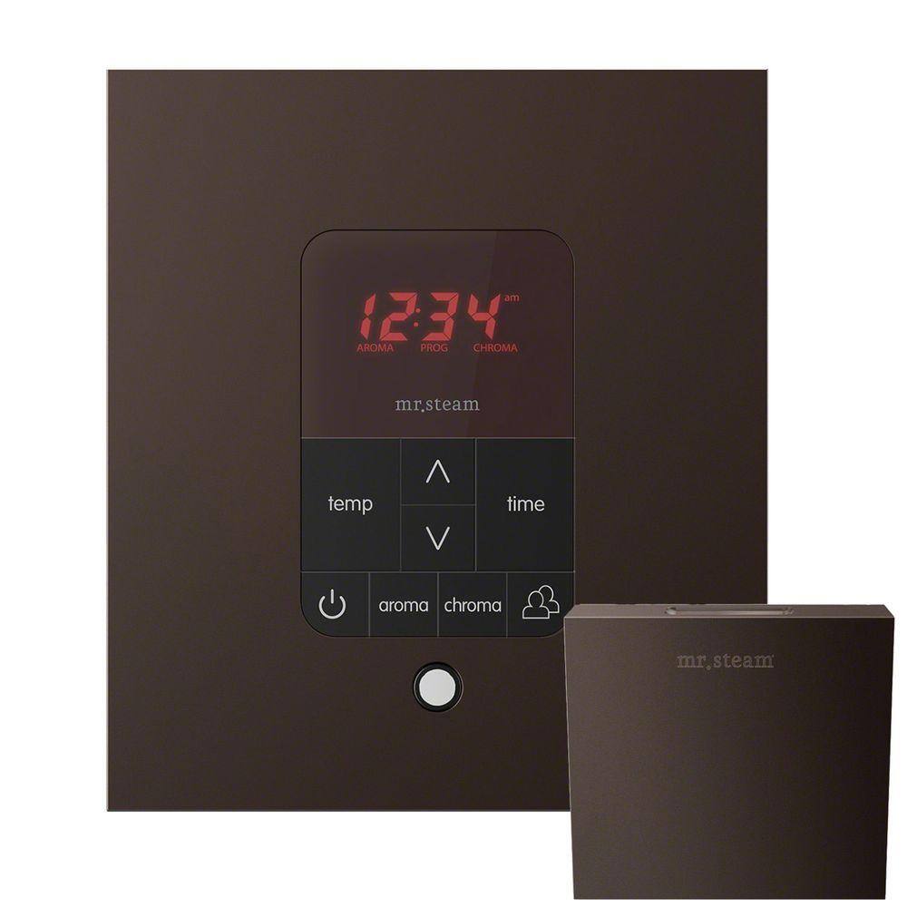 Mr. Steam iTempo Plus Square Steam Shower Control in Oil Rubbed Bronze ...
