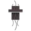 Merra 1 Light Modern Dark Brown Integrated LED Wall Sconce with Wave ...