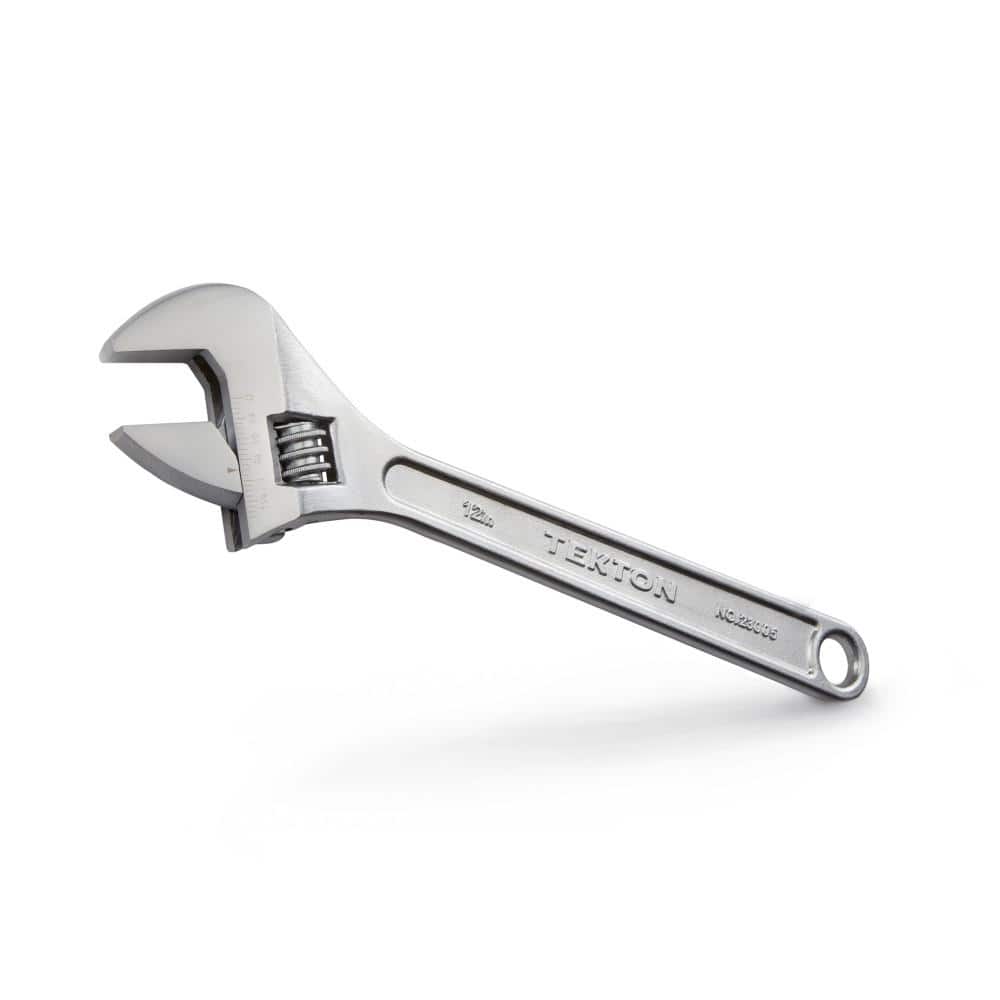 TEKTON 12 in. Adjustable Wrench 23005 - The Home Depot