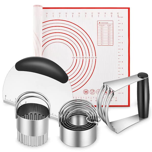 Esepony Baking Tool Set with Pastry Cutter, Biscuit Cutter, Dough ...