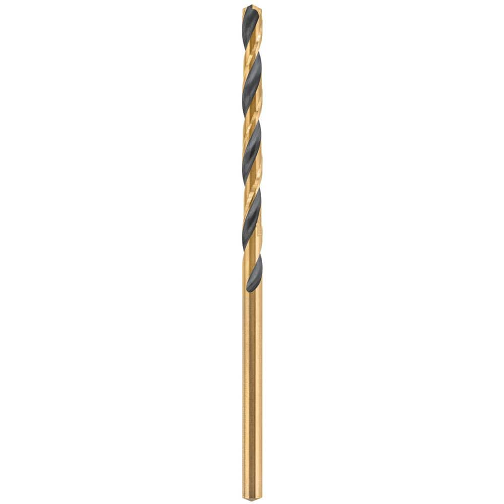 DEWALT 7/64 in. Black and Gold Split Point Drill Bit (2-Pack) DW1107 G ...
