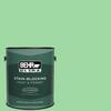 BEHR ULTRA 1 gal. #450B-4 Green Trance Extra Durable Semi-Gloss Enamel ...