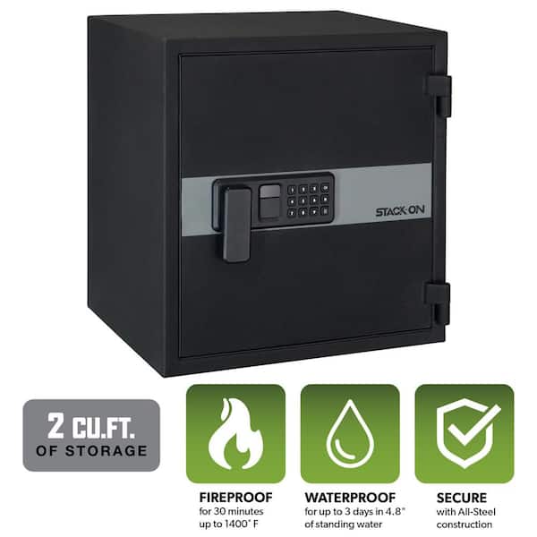 STACK-ON 2.0 cu. ft. Personal Fire Resistant and Waterproof Safe with ...