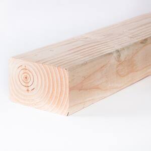 4 in. x 4 in. x 12 ft. Prime #2 and Better Douglas Fir Lumber 603759