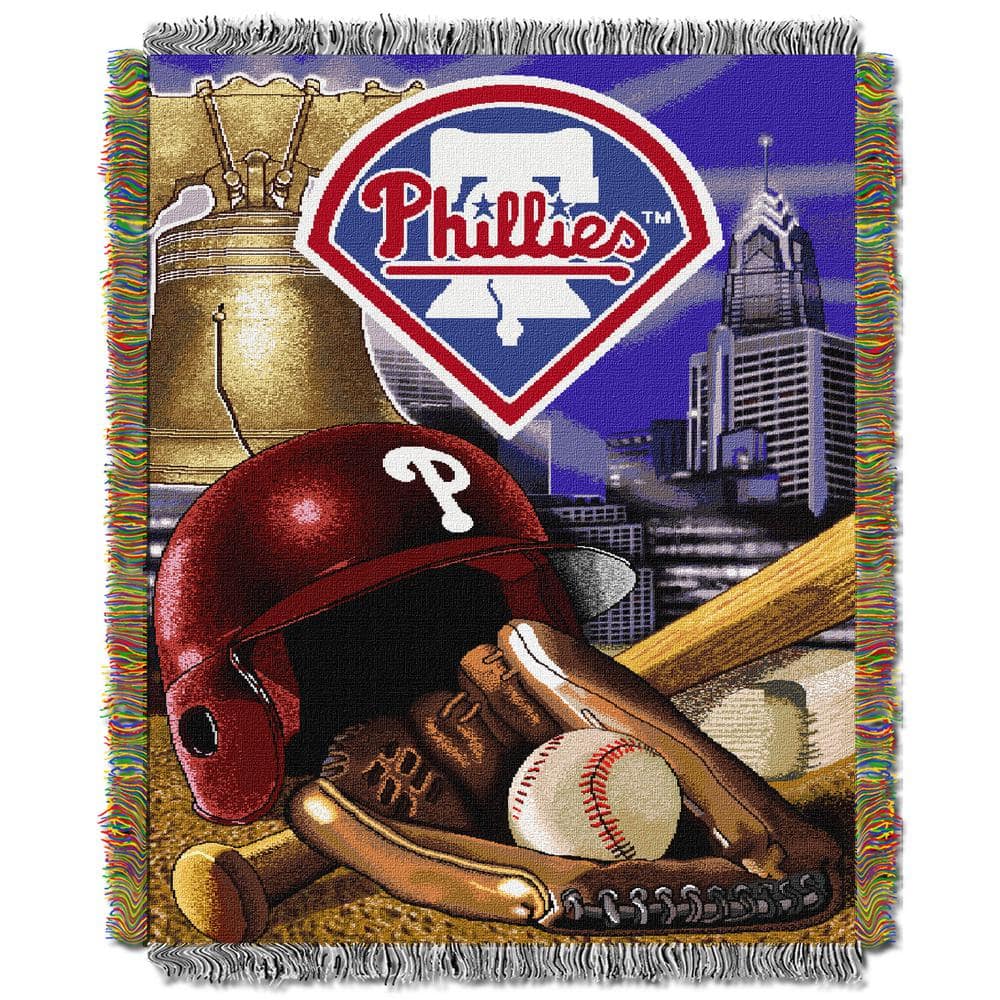 THE NORTHWEST GROUP Philadelphia Phillies Polyester Throw Blanket ...
