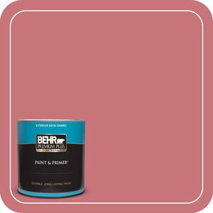 BEHR PREMIUM PLUS 1 qt. #140D-5 Rose Chintz Hi-Gloss Enamel Interior ...