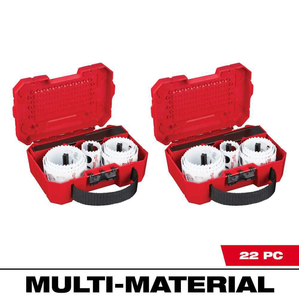 Milwaukee Hole Dozer General Purpose Bi-Metal Hole Saw Set (22-Piece) 49-22-4020-49-22-4020 ...