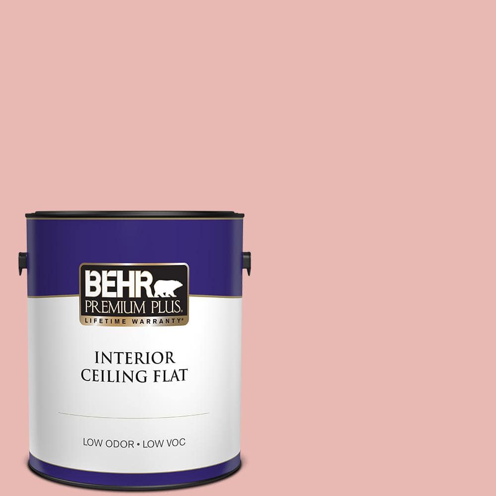 BEHR PREMIUM PLUS 1 gal. #MQ4-04 Noble Blush Ceiling Flat Interior ...