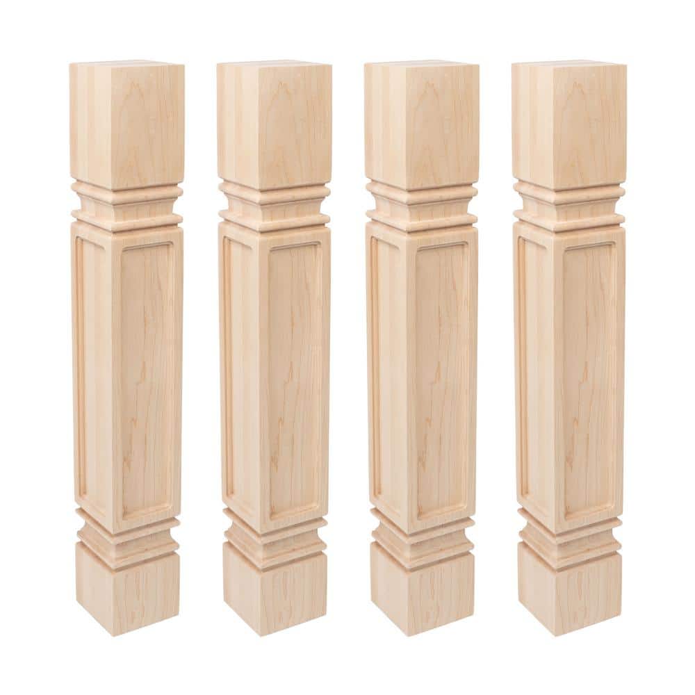 American Pro Decor 35.25 in. x 5 in. Unfinished Solid North American ...