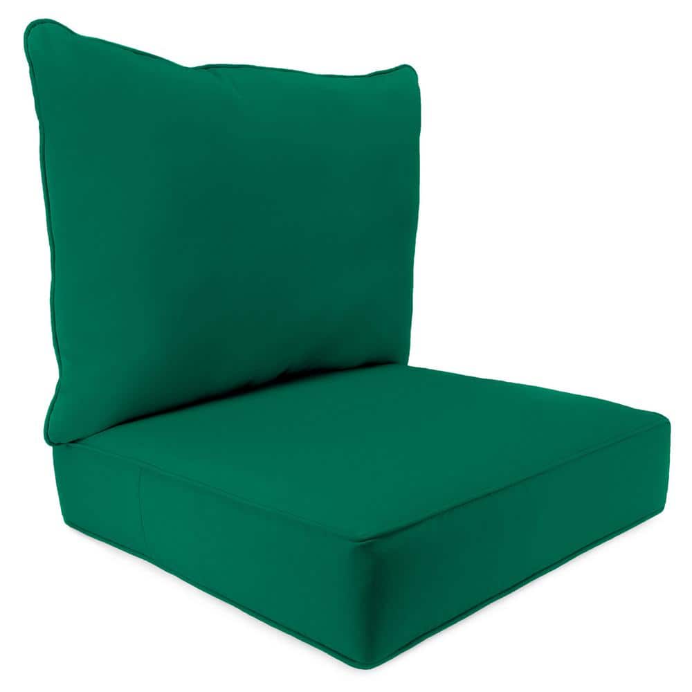 Jordan Manufacturing Sunbrella 24" x 24" Forest Green Solid Rectangular ...