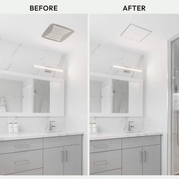 FITTES Flush Exhaust Mount Luxe 14 in. W. x 14 in. - White ...