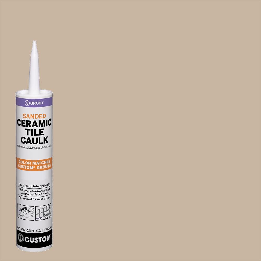 Custom Building Products Polyblend #101 Quartz 10.5 oz. Sanded Ceramic ...