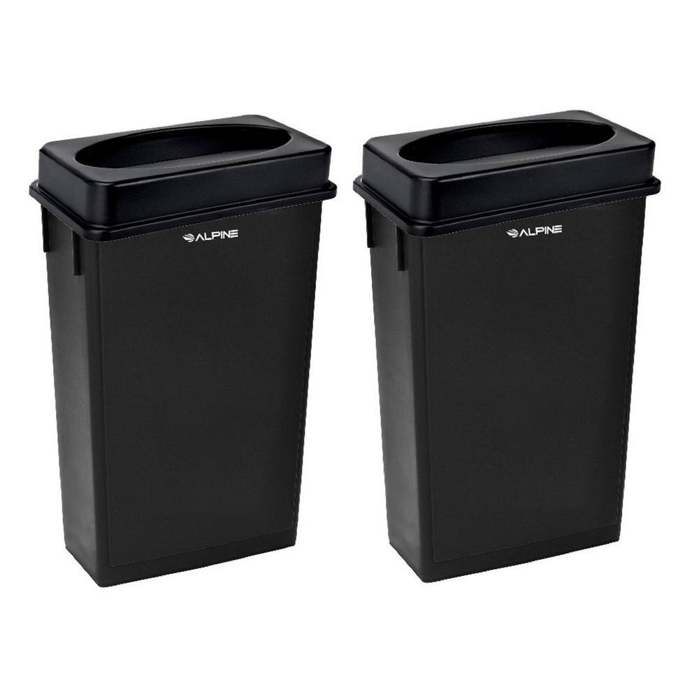 Reviews for Alpine Industries 46 Gal. Black Waste Basket Commercial ...
