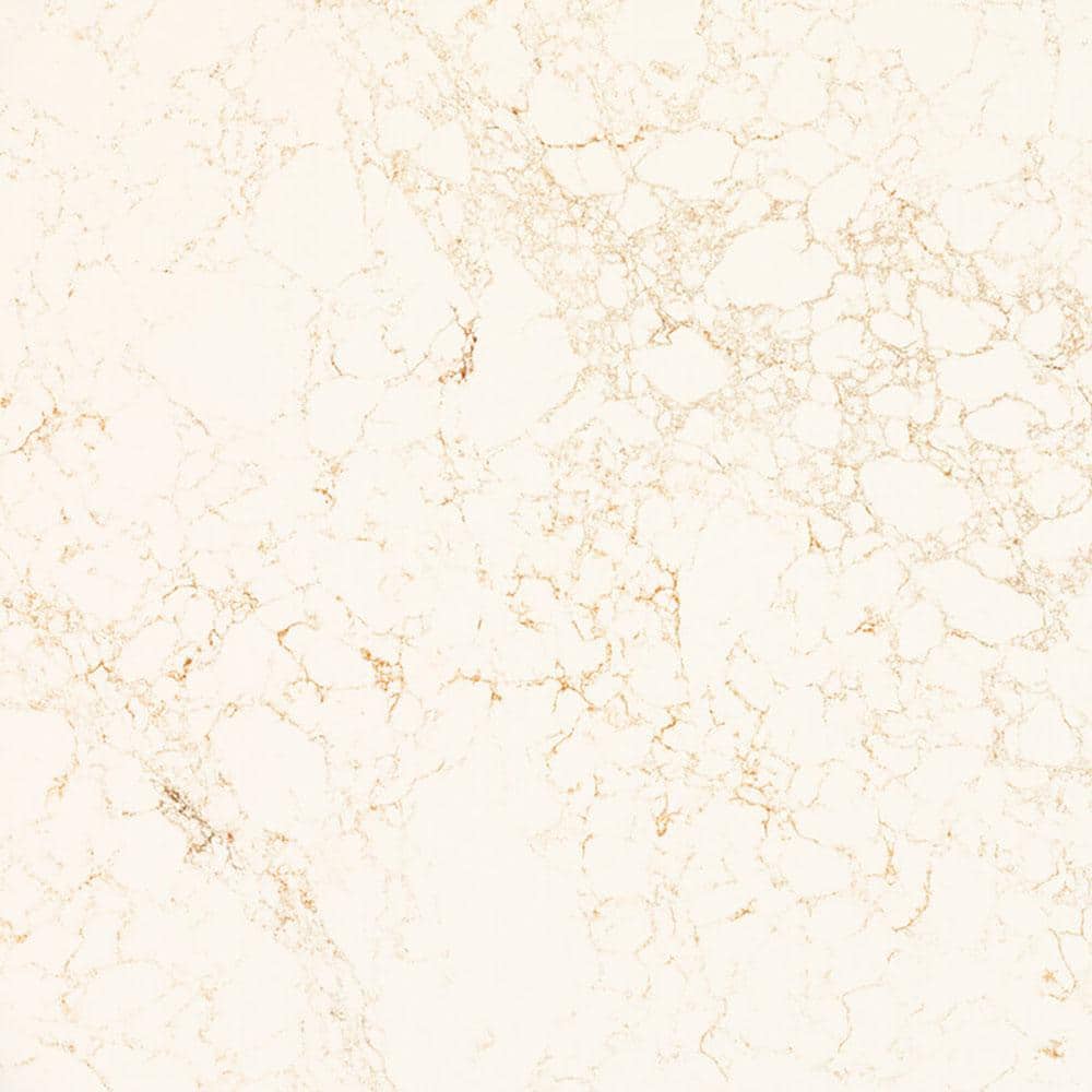 Caesarstone Quartz Countertop Sample in Goldfinch with Polish Finish ...