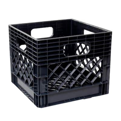 Plastic - Milk Crates - Storage Containers - The Home Depot