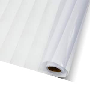 Jeedeson 17.7 in. W x 78.7 in. L Transparent Decorative and Privacy ...