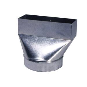 Master Flow 3.25 in. x 10 in. x 3 ft. Half Section Rectangular Stack ...