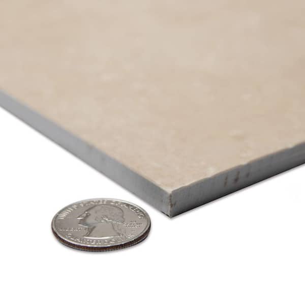 Merola Tile Roma Beige 13 in. x 13 in. Porcelain Floor and Wall Tile ...
