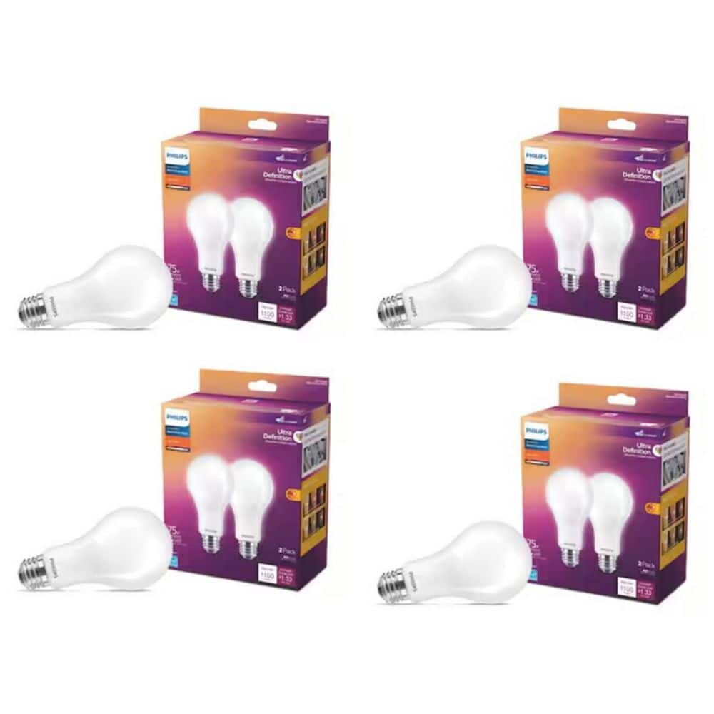 Philips 75-Watt Equivalent A21 Dimmable E26 LED Bulb Soft White 2700K ...