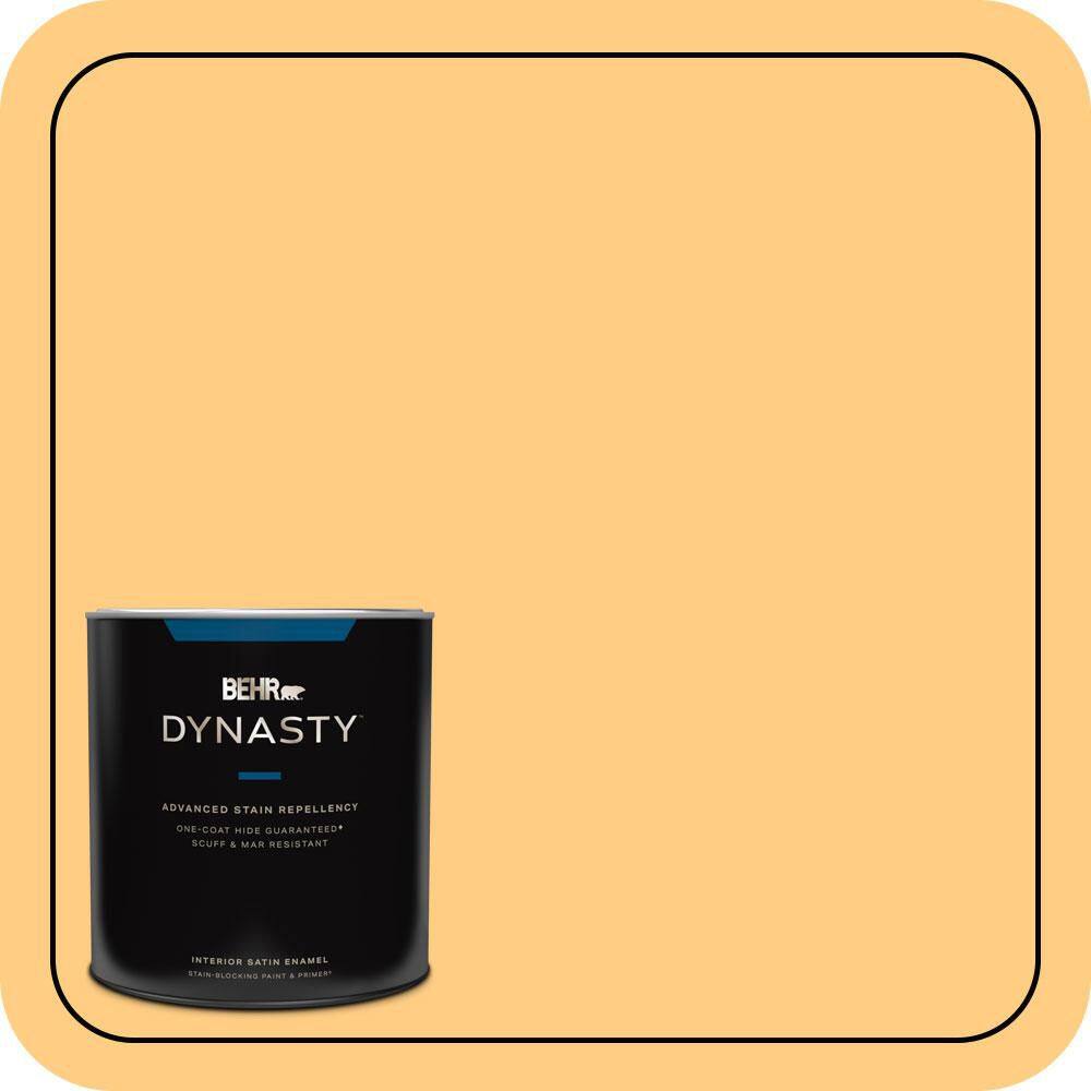 BEHR DYNASTY 1 qt. #P250-4 Equatorial Satin Enamel Interior Stain ...