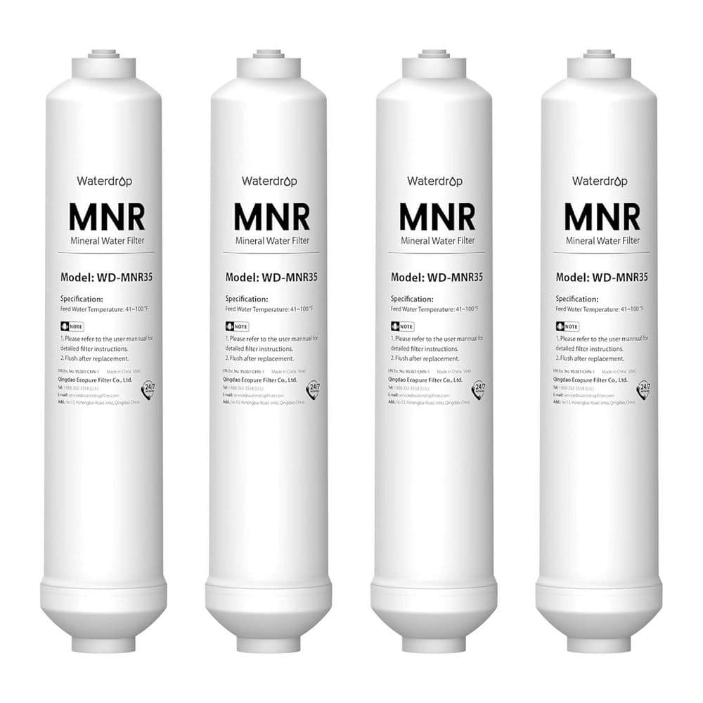 Waterdrop WD-MNR35 Remineralization Filter, 1/4 in. Quick Connect ...
