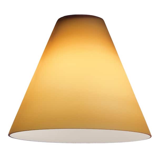 Access Lighting 7 in. Amber Glass Shade 23104-AMB - The Home Depot