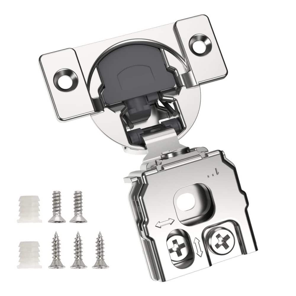 LAIFUCAM 20-Pack 105° Soft Close Concealed Overlay Hinges for Face ...