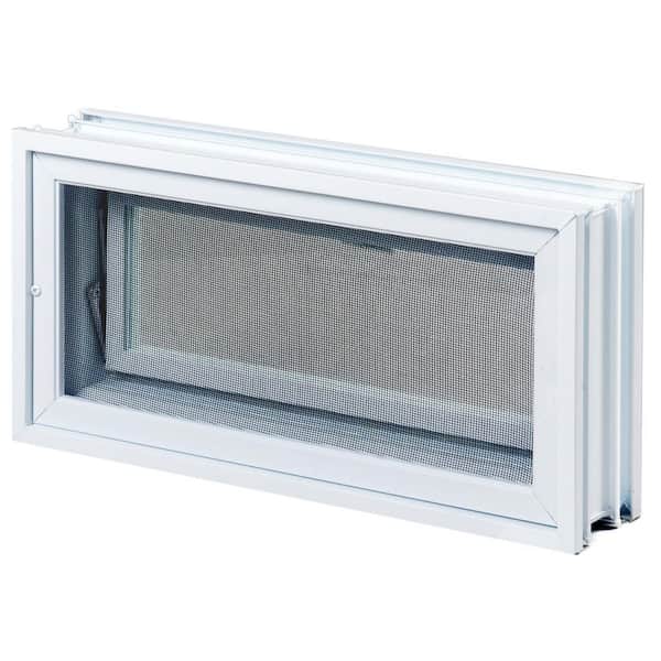 Clearly Secure 3 in. Thick Series 18 in. x 8 in. x 3 in. Hopper Vent ...