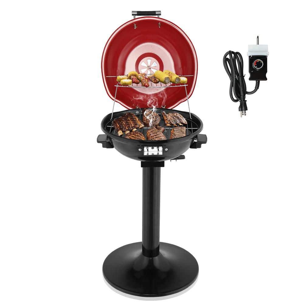 Karl home 1600W Electric Countertop BBQ Grill Portable Double Layer ...