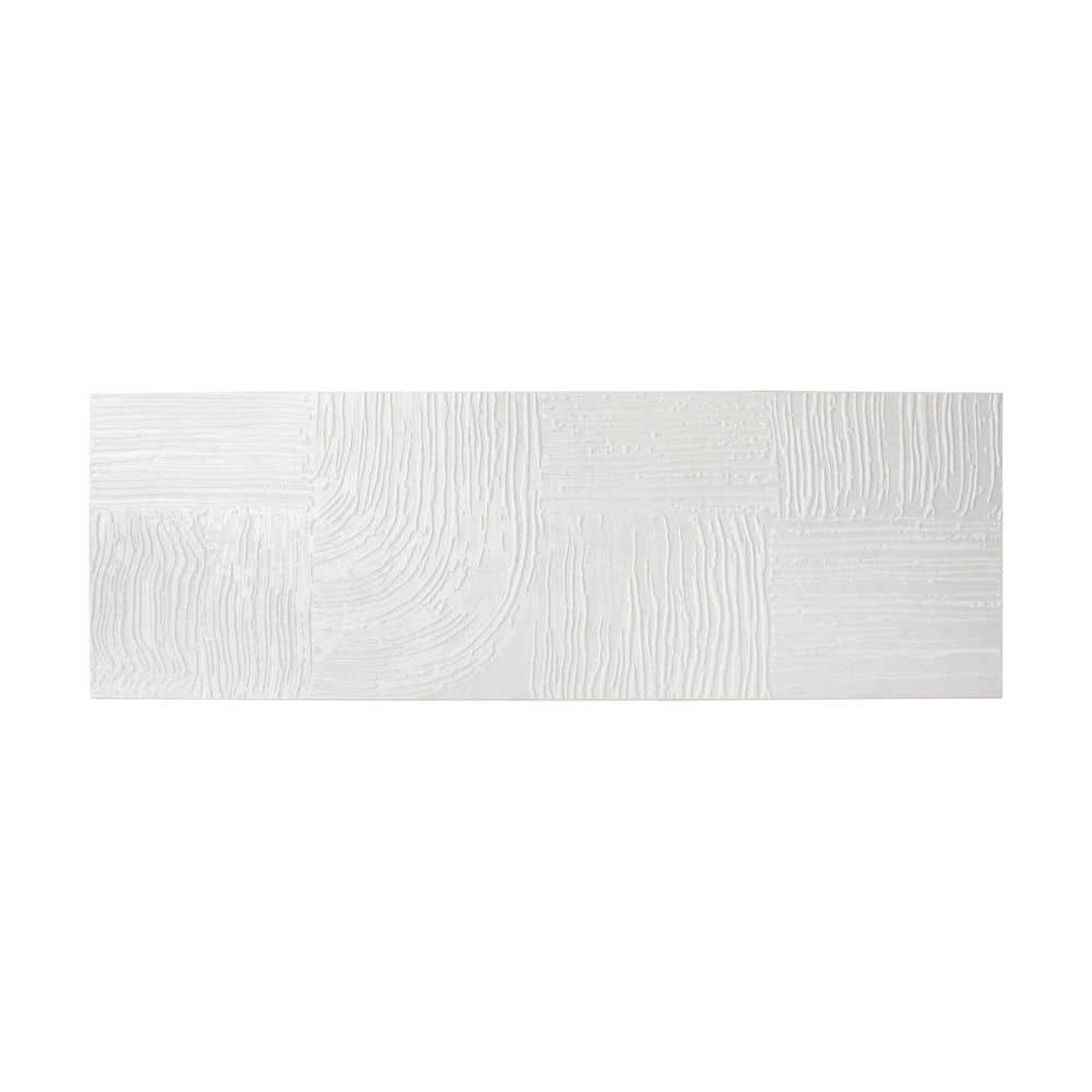 Apollo Tile Imprint 12 in. x 36 in. Matte Off-White Ceramic Trowel ...