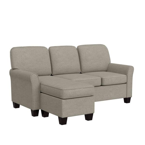 Hillsdale Furniture Lorena 75in. Rolled Arm Polyester Casual Rectangle ...