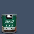BEHR PREMIUM 1 gal. #PFC-51 Nautical Blue Low-Lustre Enamel Interior ...