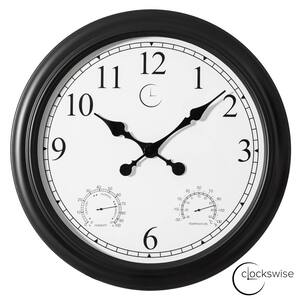 Reviews for CLOCKSWISE Clockswise 24 in. Large Outdoor Wall Clock ...